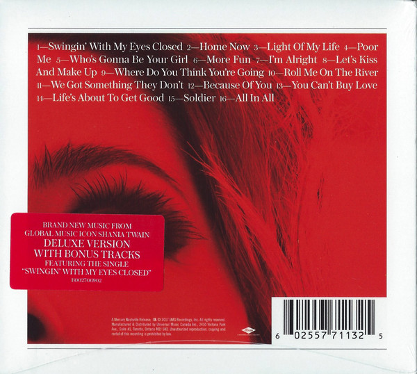 Shania Twain: Now (CD) | CountryObchod.cz - Za málo peněz, hodně muziky!